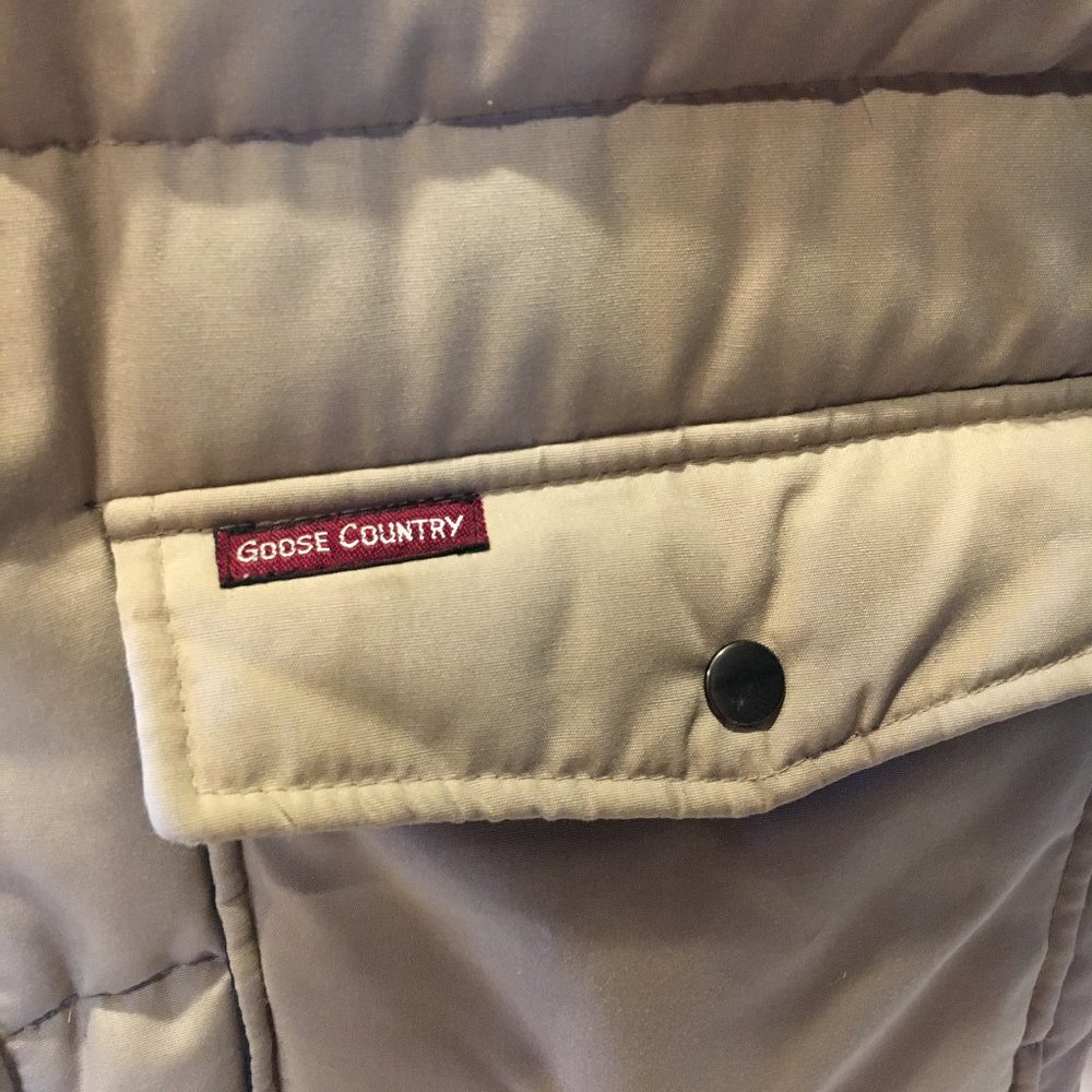 Men's Goose Country Coat Down Puffer Vintage 1980's W… - Gem